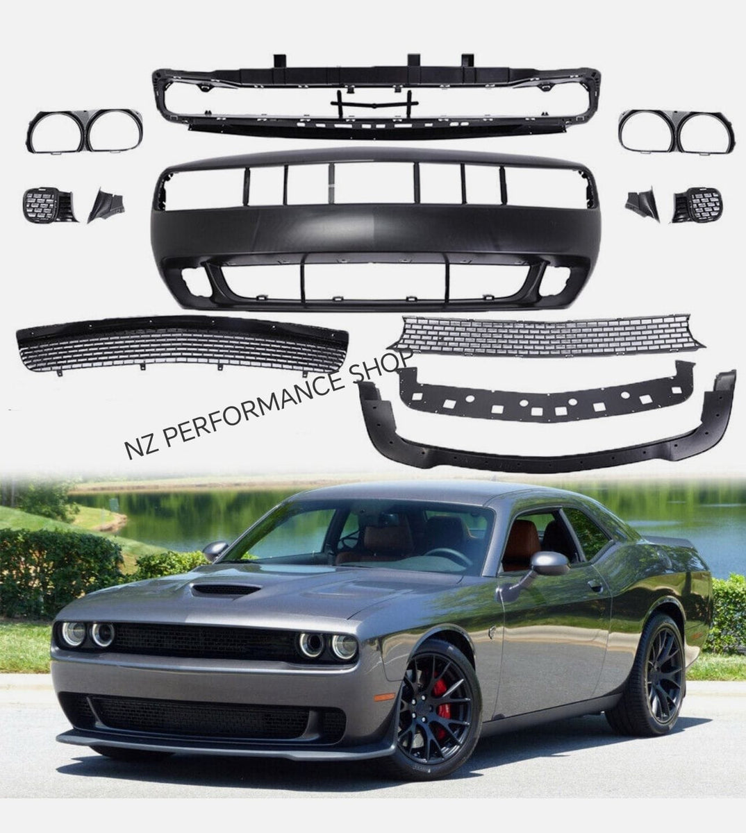 Facia conversion a hellcat Dodge challenger 2015-2025 – NZ PERFORMANCE SHOP
